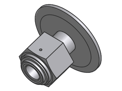 100319226 ISO-KF Flange Adapter