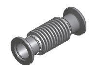 ISO-KF Bellows Section